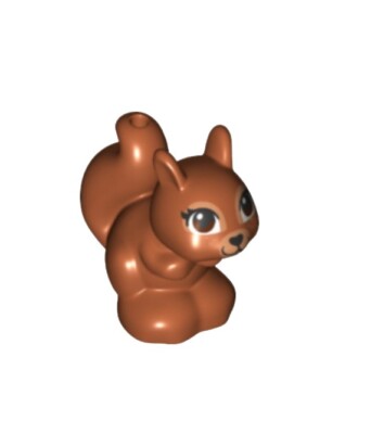 LEGO® 1X Squirrel Friends Elves Reddish Brown Eyes 11568pb04 Small ...