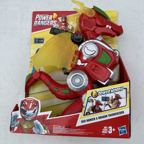 Imaginext Playskool Heroes Power Rangers - Red Ranger + Dragon ...