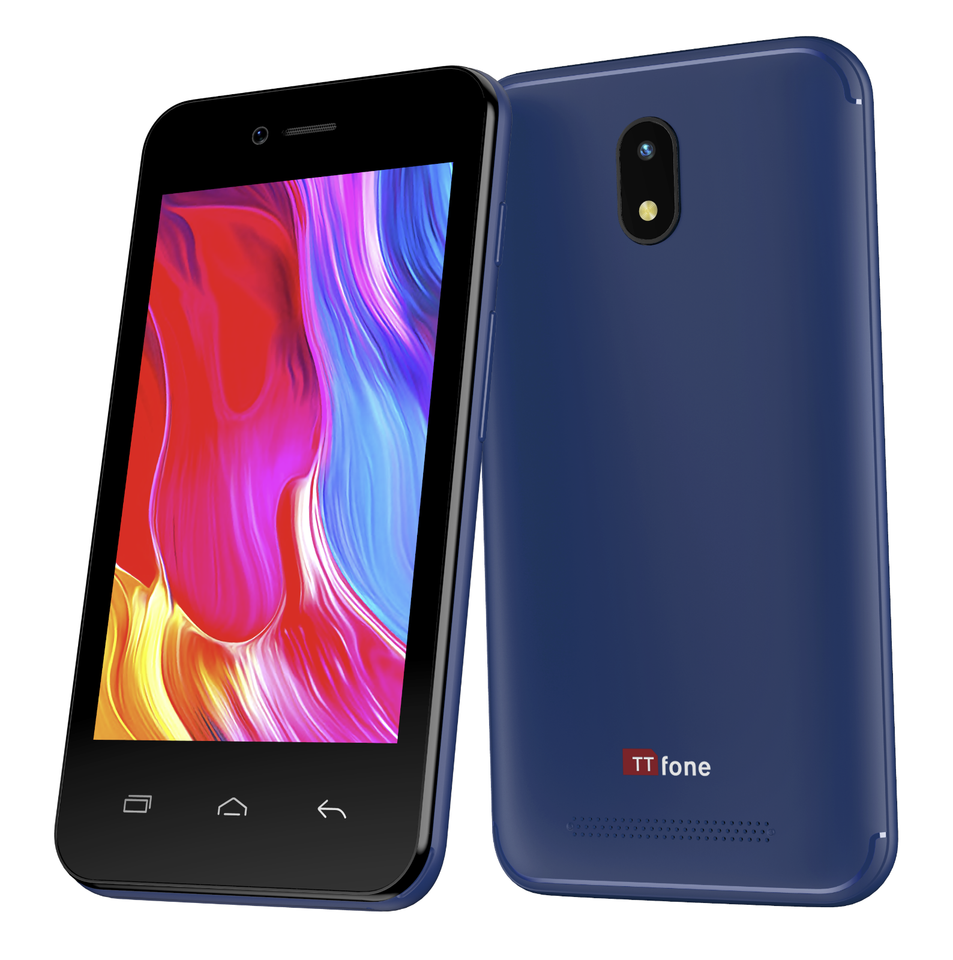 TTfone TT20 Smart Mobile Phone Android 8GB Dual Sim Blue Cheap Whatsapp ...