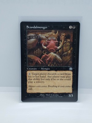MTG Scandalmonger Mercadian Masques Regular Uncommon | eBay