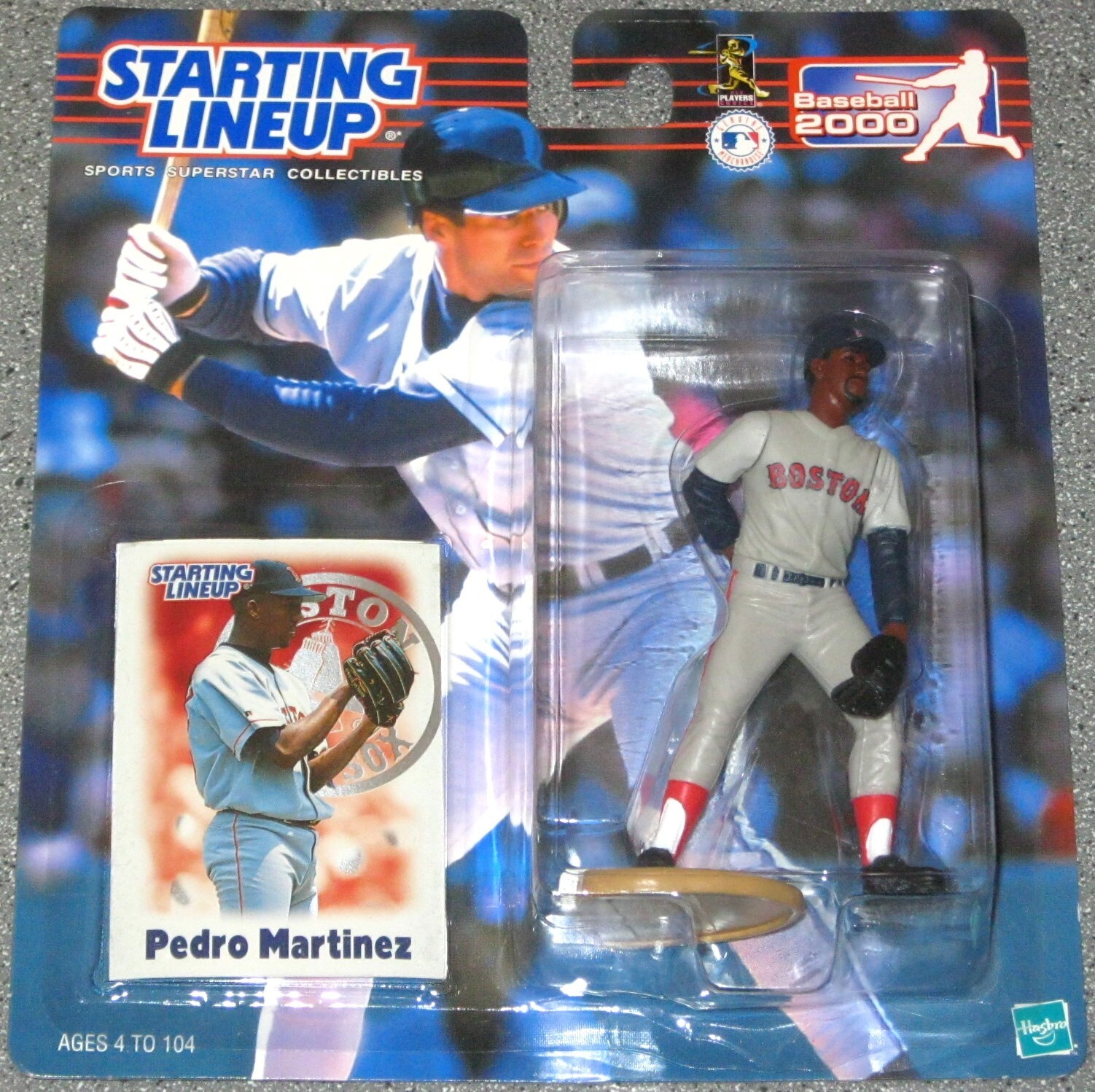 PEDRO MARTINEZ~2000 SLU STARTING LINEUP MLB BASEBALL FIGURE &CARD~NEW ...