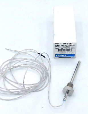 OMRON E52-THE6D Temperature Sensor 0 - 100 degree celcius range 2-meter ...