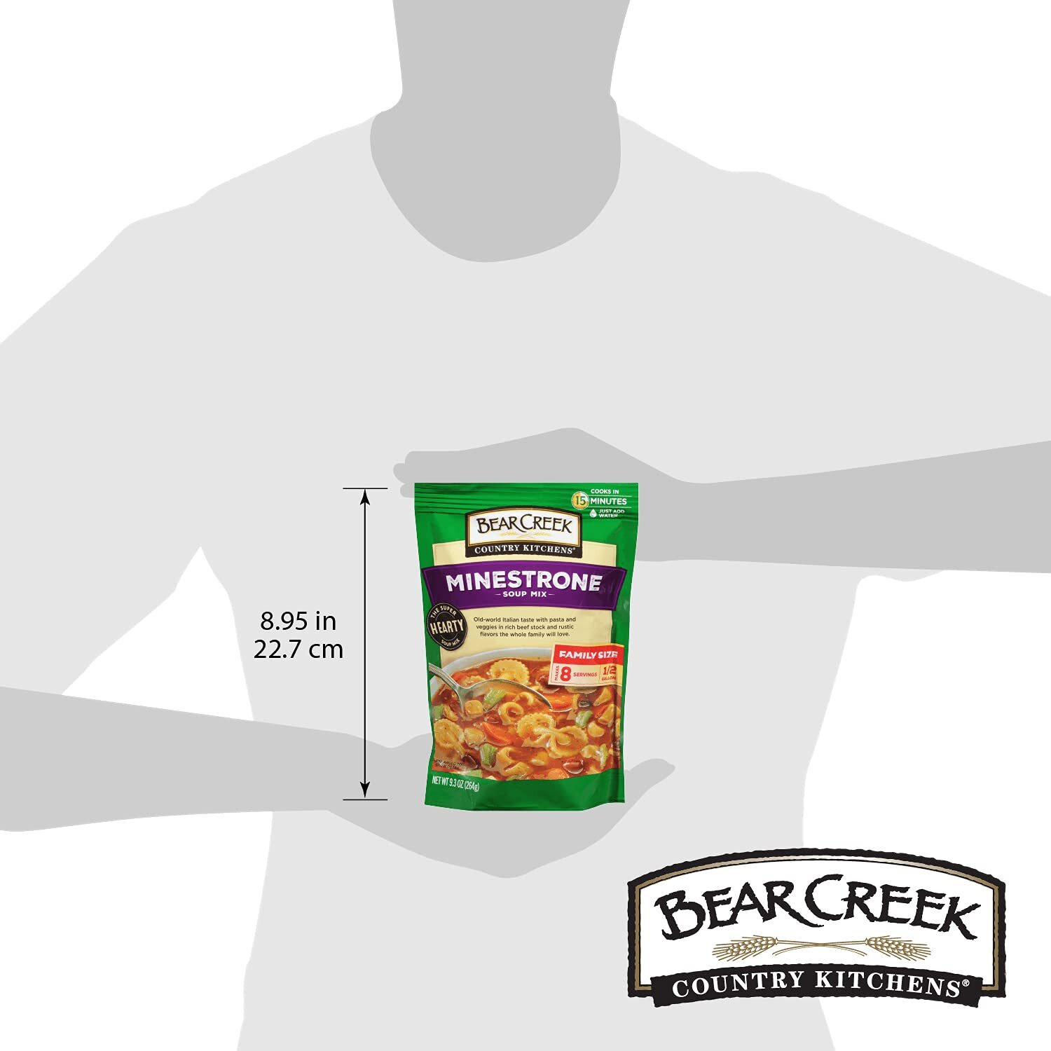 Bear Creek Minestrone Soup Pack of 6 Hearty Homestyle Easy to Prepare 9 ...