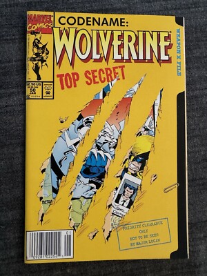 Code name Wolverine Top Secret Jan 50 | eBay