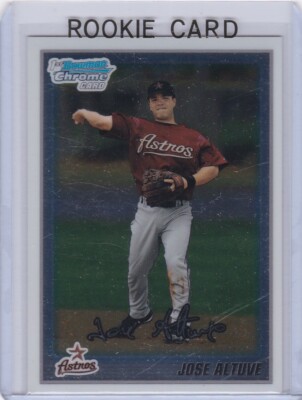 JOSE ALTUVE ROOKIE CARD 2010 Bowman Chrome $$ Baseball 1st RC HOUSTON ...