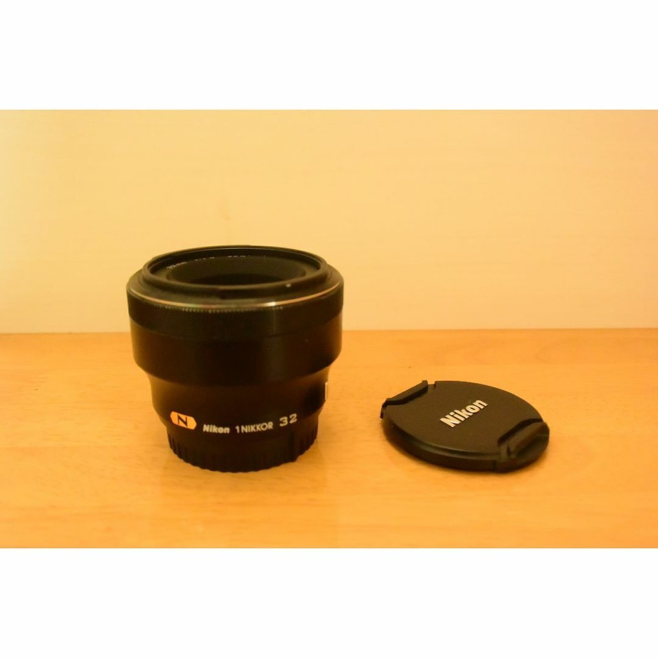 Nikon 1 NIKKOR 32mm f/1.2 Black Single Focus Lens for CX Format Only ...