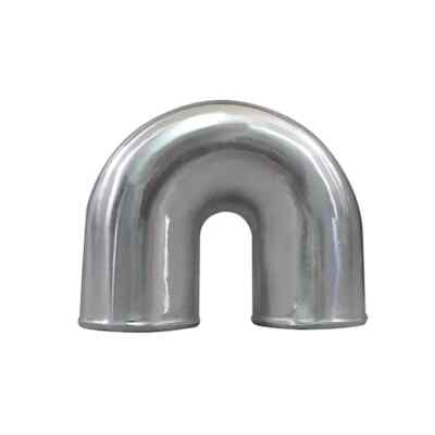 Cast Polished Aluminum Elbow U Pipe 4" O.D. 180 Degree For Turbo Elbow ...