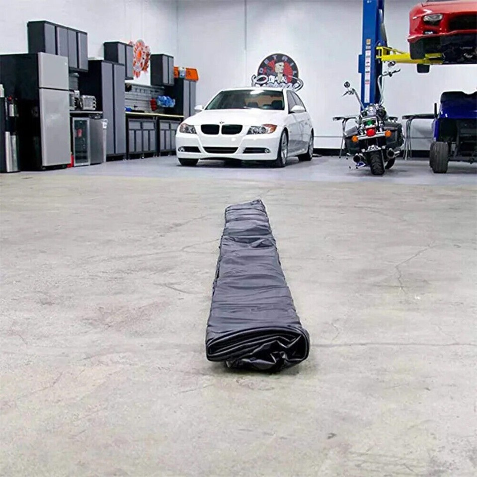 Inflatable Car Wash Mat Environment-protection Water Containment Garage ...