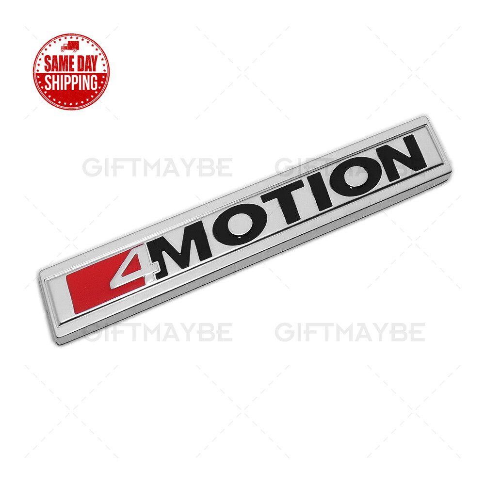 Universal 3D Fashion Metal 4Motion Car Decal Badge Sticker for Auto ...