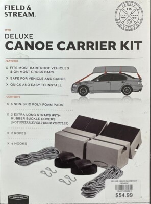 Field & Stream Deluxe Canoe Carrier Kit - NIP | eBay