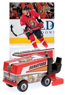 Ottawa Senators Diecast Zamboni NHL with a Players Card 2008 Comes Orig ...