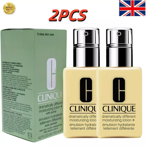 2 x 125ml Clinique Dramatically Different Moisturizing Lotion with Pump ...