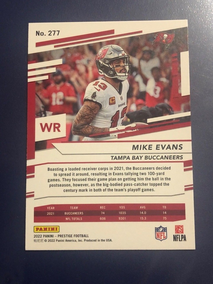 2022 Prestige Mike Evans football card #277 | eBay