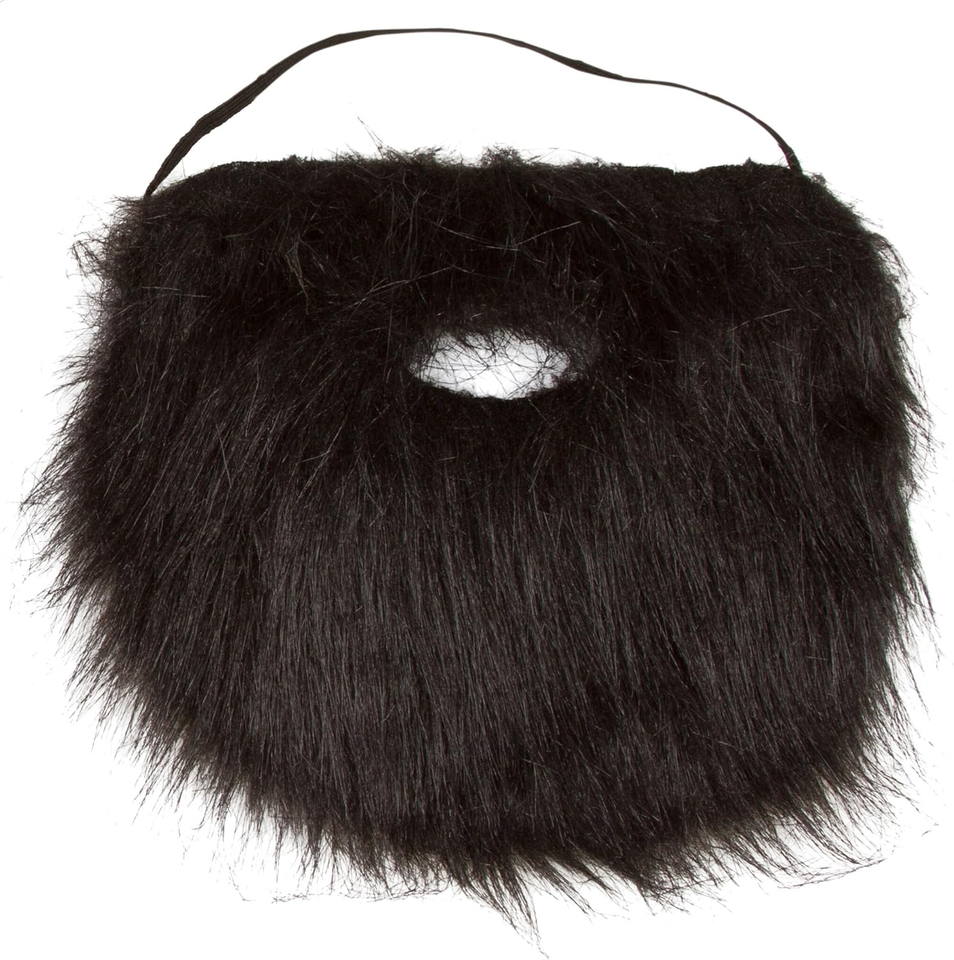 Capital Costumes Character Beard with Elastic (Black) | eBay