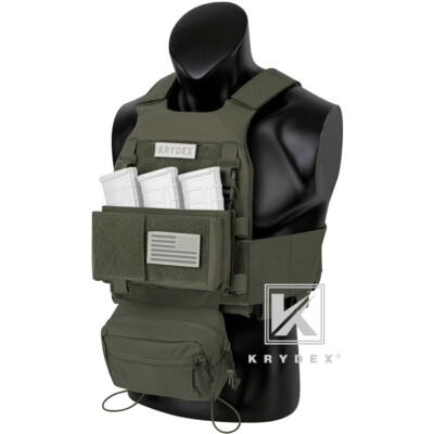 KRYDEX Low Vis Slick Plate Carrier & Micro Fight Chassis Chest Rig ...