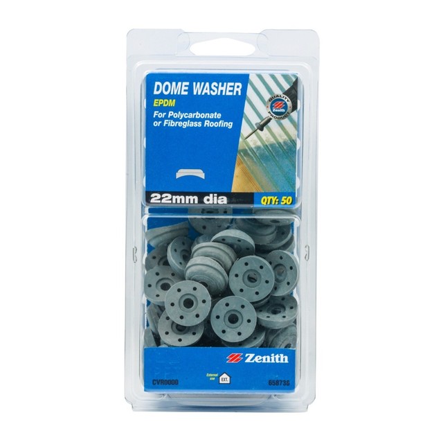 Zenith Dome Washer Polycarbonate Fibrerglass Roofing Watertight 22mm ...