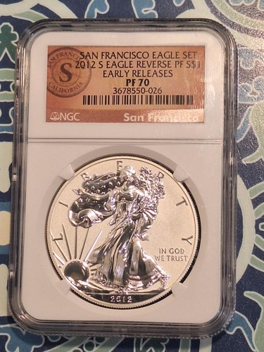 2012 S Eagle Reverse Pf S$1 Early Releases NGC PF70 San Francisco Eagle Set | eBay