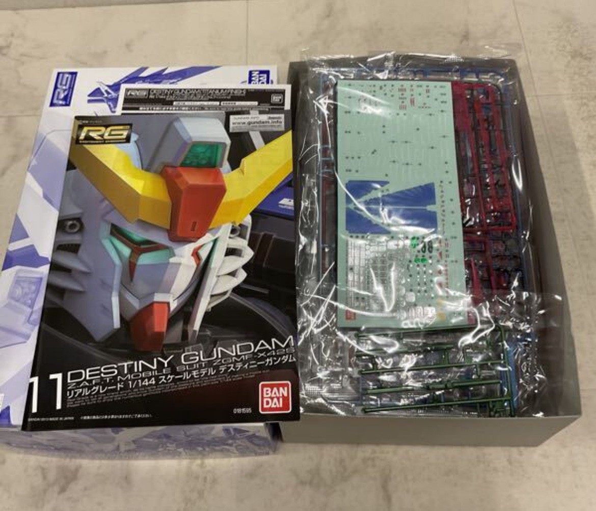 Destiny Gundam Rg Titanium
