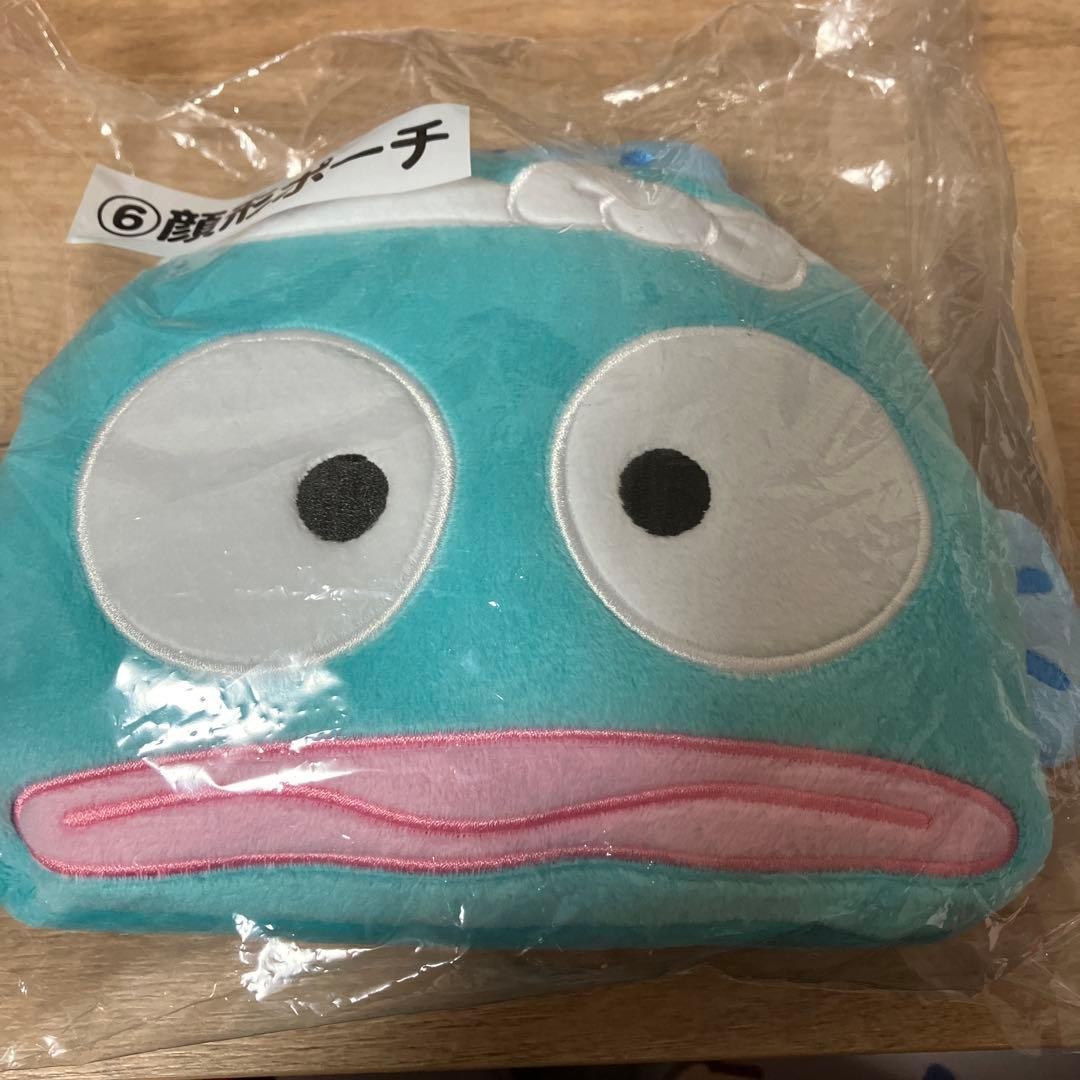 Sanrio Hangyodon winning lottery face-shaped pouch | eBay