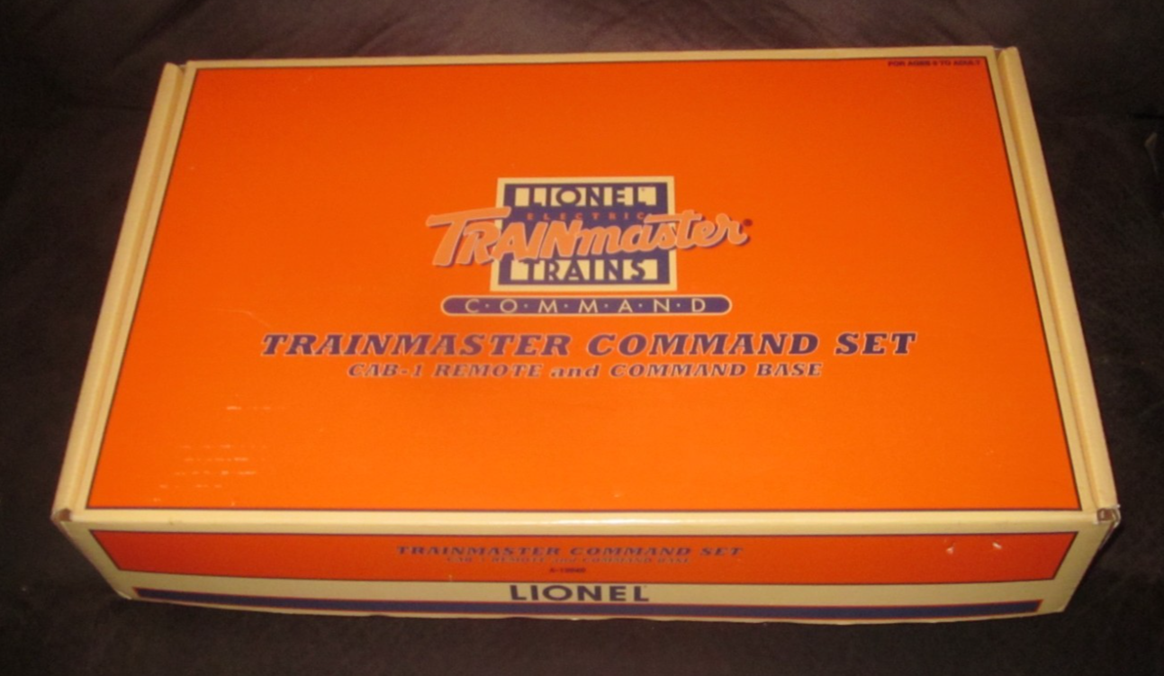 LIONEL 6-12969 O Gauge TRAINMASTER COMMAND SET Cab-1 Remote & Command ...