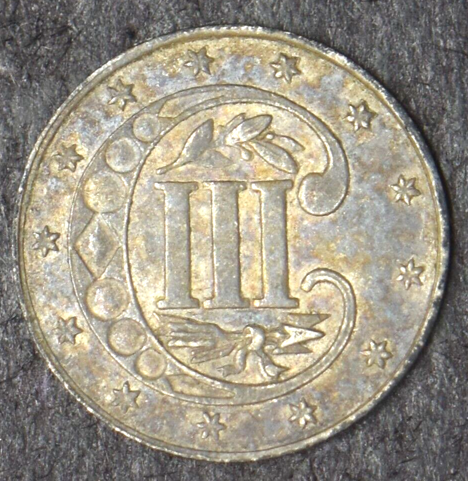 1862 "HIGH GRADE" Trime Silver Three Cent 3C - COINGIANTS - | eBay