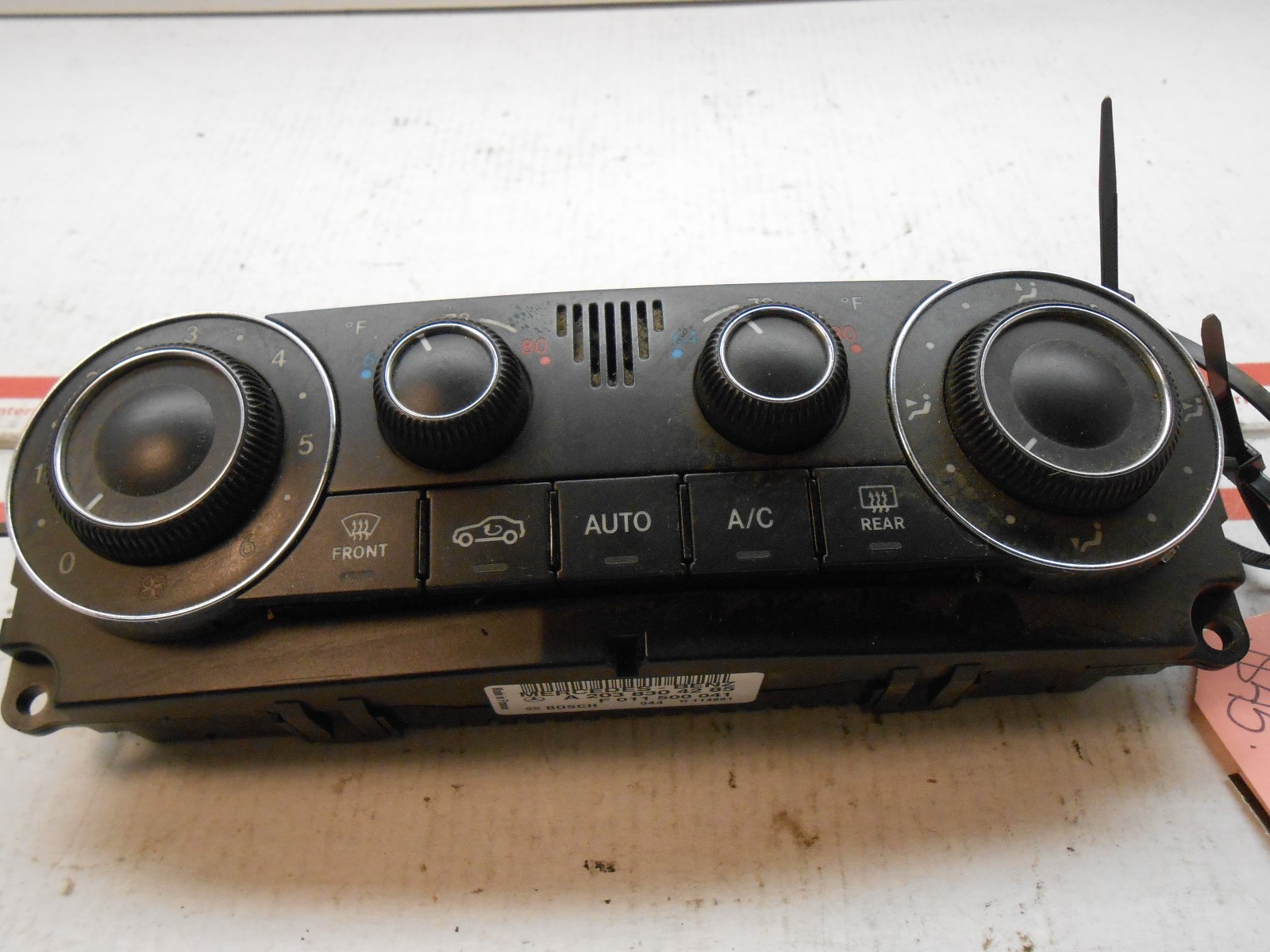 06/ 07 Mercedes C-Class HAC Climate Control A2038304285 / 2038304285 ...