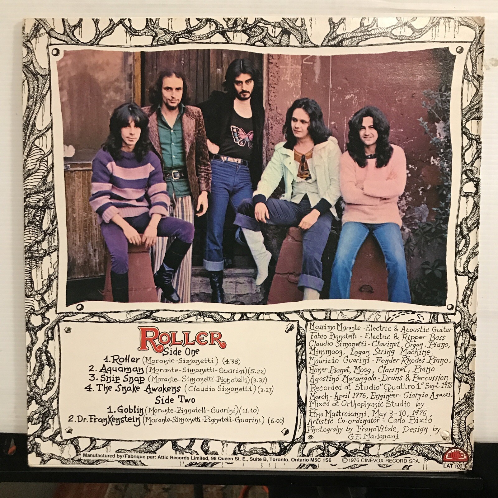Goblin - Roller LP 1976 Attic – LAT 1031 VG+/VG+ [Canada] | eBay