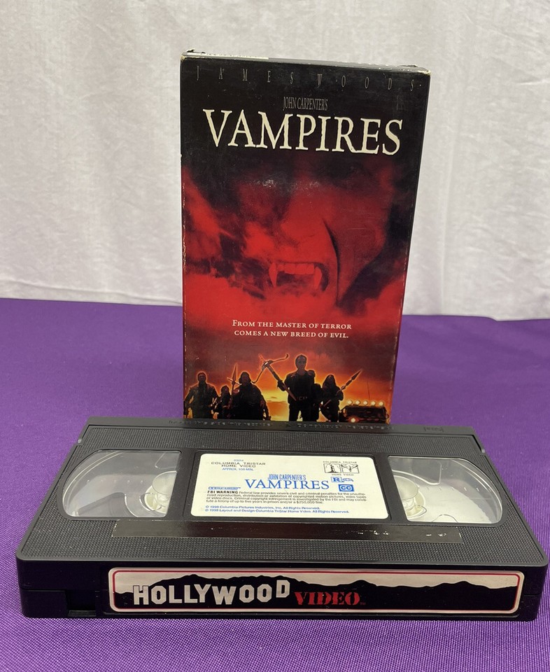 John Carpenter’s- Vampires VHS, 1999, Horror Rated R 43396030145 | eBay