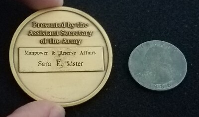 RARE Assist Secretary of the Army Lister SecArmy Reserves USARC ...