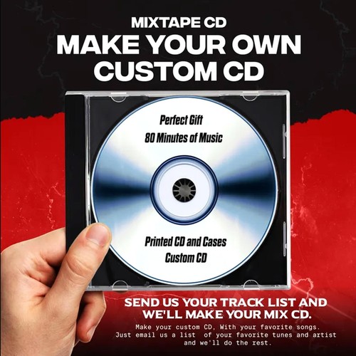 Make your Custom Personalized CD Playlist music collection (80 Minutes ...