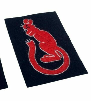 Premium WW2 British Insignia, Left Facing, Desert Rats, 7th Armoured ...
