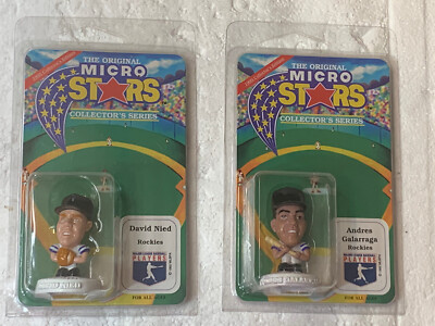 Micro Stars 1995 Collector's Series Colorado Rockies Set Galarraga And ...