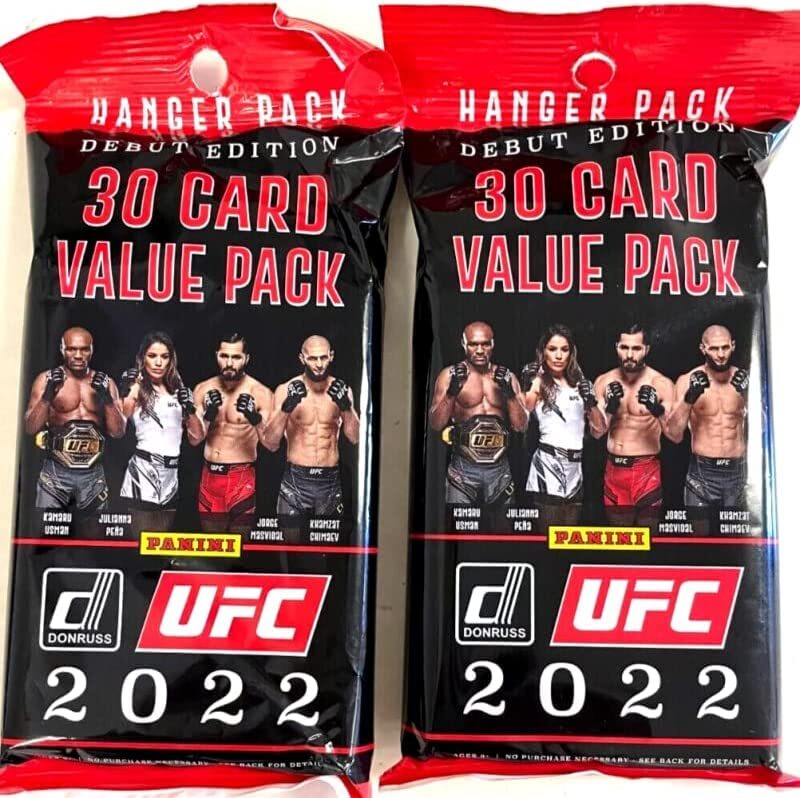 2022 Panini UFC Sealed Hanger Pack Lot Debut Edition 60 Cards: 2 Packs ...