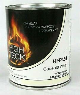 HIGH TECK BASECOAT AUTO PAINT GALLON KIT + REDUCER! | eBay