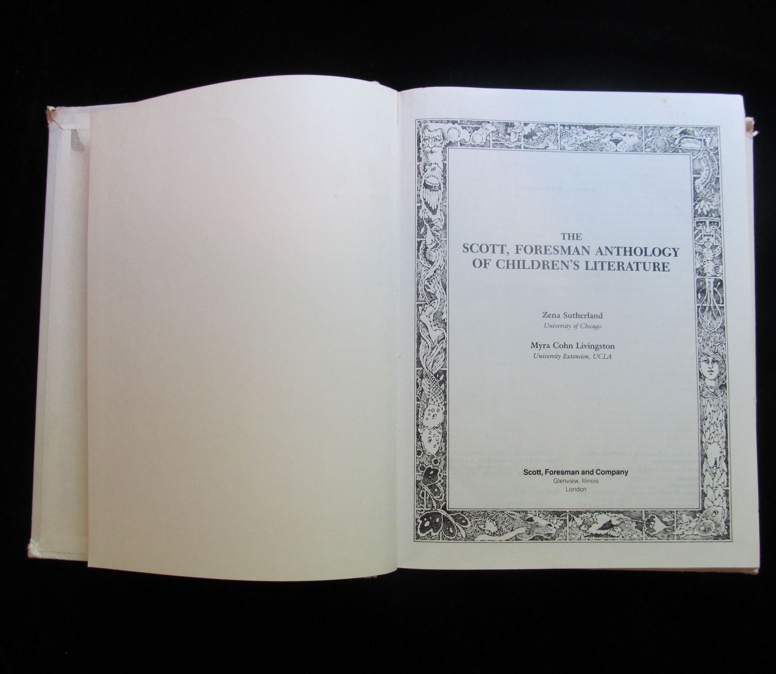 Scott ,Foresman Anthology of Children's Literature ~ Adult or Child ...