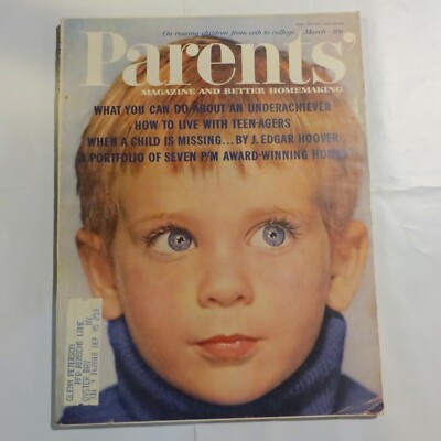 Vintage Parents Magazine March 1963 Better Homemaking Underachiever F2 ...