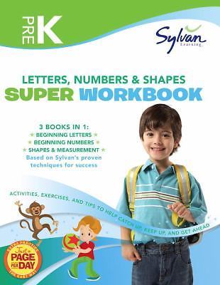 Pre-K Letters, Numbers and Shapes Jumbo Workbook : 3 Books in 1 ...