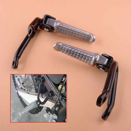 2Pcs Motorcycle Cross-country Rear Passenger Foot Peg Pedal Bracket ...