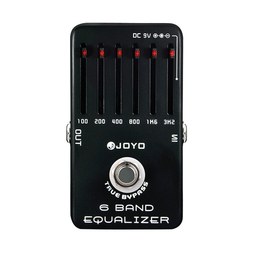JOYO 6 Band EQ Pedal Equalizer ±18dB Range Electric Guitar Effect Pedal ...