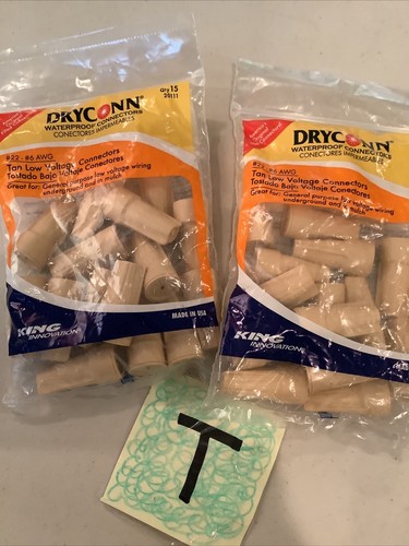 2 - King Innovation DryConn Insulated Underground Wire Connector 30 ...