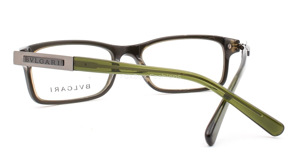 Bvlgari BV3015 5167 Eyeglasses Frames Glasses Olive Green 55-17-140 No ...