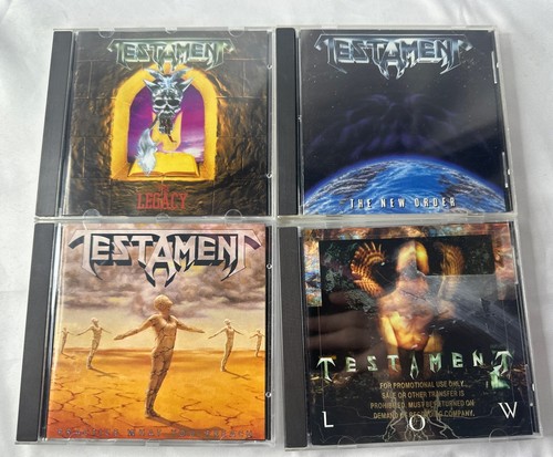 Testament Band CD LOT Low + New Order + The Legacy + Practice What You ...