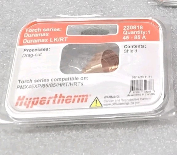 NEW Genuine Hypertherm Electrode set of 3 220842, 22018, 220941 DURAMAX | eBay