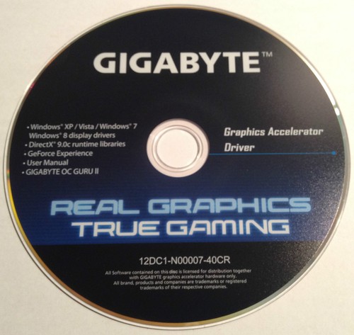 Gigabyte Graphics Accelerator Driver CD (12DC1-N00007-40CR) | eBay