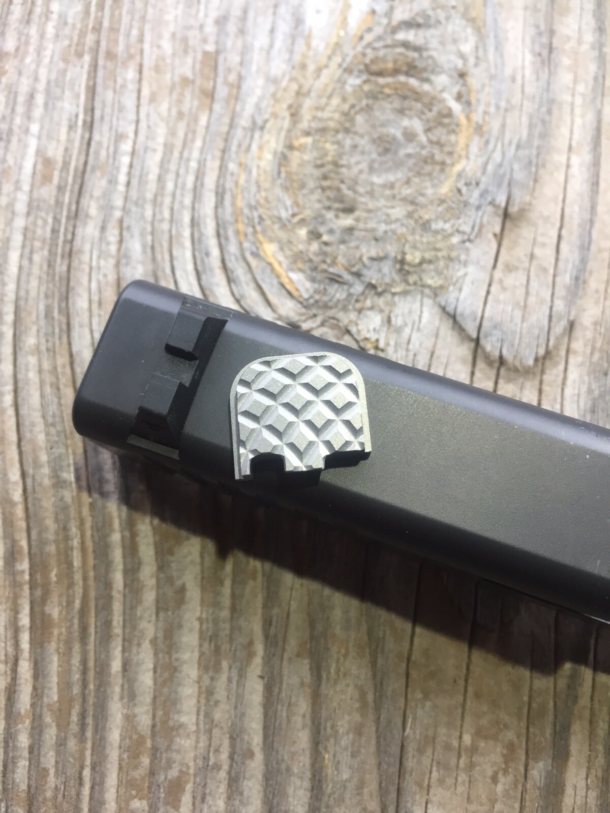 Custom TITANIUM Glock Backplate, Slide Plate for Glock 43, 43X And 48 ...