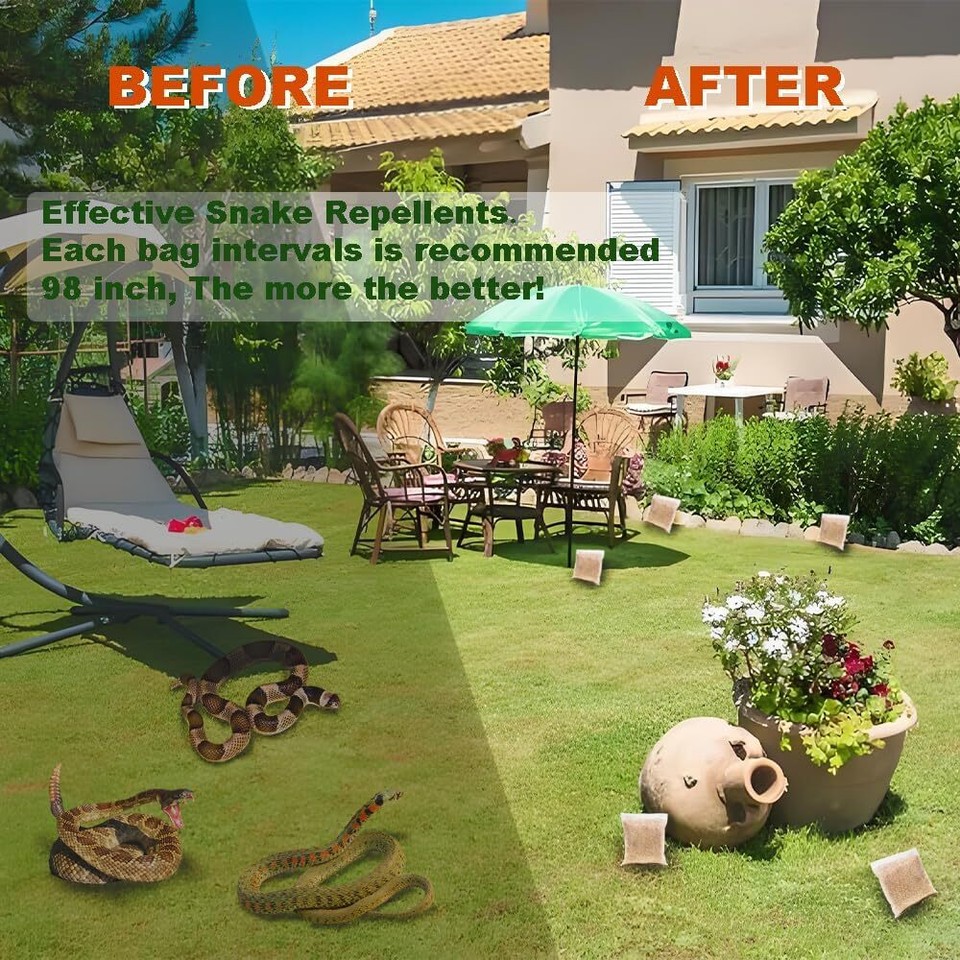 Snake Repellent for Yard Powerful, Snake Deterrent, Snake Away Repellent for Out | eBay