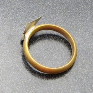 Genuine Bach Stradivarius Trumpet 1st Slide Finger Ring, Raw Brass NEW ...