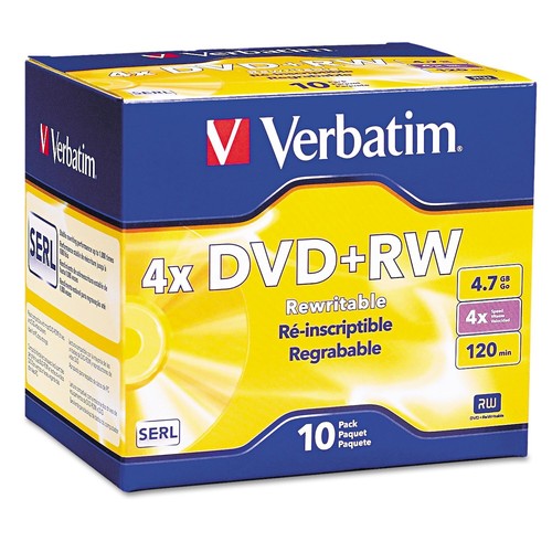 DVD+RW Blank Discs 4.7GB 4X 10-Pack Slim Case 23942948391| eBay