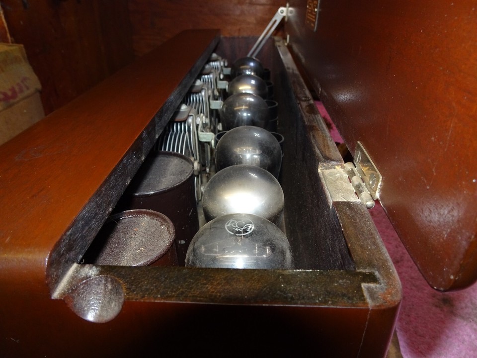 Atwater Kent Tube Radio Receiver Set Model 36 AC Vintage 1927 Six Tubes ...