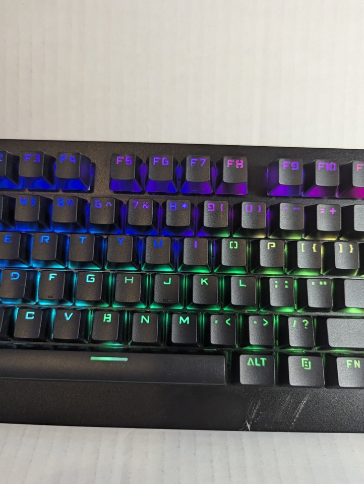 Onn RGB Mechanical Gaming Keyboard Programmable Backlit Keys 100004357 ...